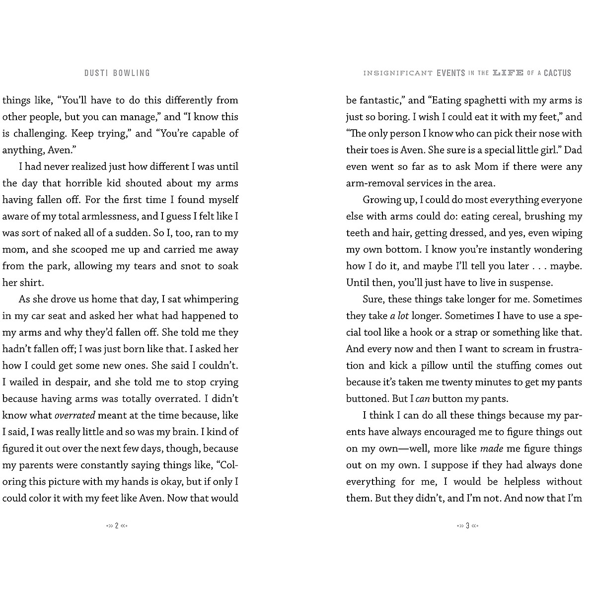 Insignificant Events in the Life of a Cactus (Volume 1)