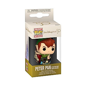 Funko POP Pop! Keychain: Walt Disney World 50th - Peter at The Peter Pan's Flight Attraction Multicolor 60393