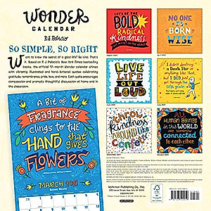 Wonder Wall Calendar 2021