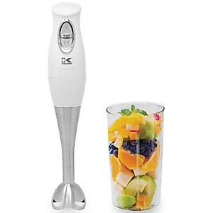 Kalorik Electronic Stick Mixer Dual Speed Control Settings, Stainless Steel Shaft and Blade ,200 Watt Motor for Easy Mixing, 30 Fluid Ounce Mixing Cup