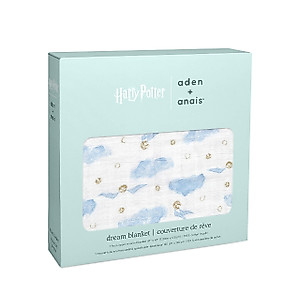 aden + anais Dream Blanket, Boutique Muslin Baby Blankets for Girls & Boys, Ideal Newborn Nursery & Crib Blanket, Unisex Toddler & Infant Bedding, Shower & Registry Gift, Harry Potter