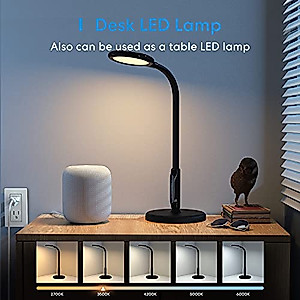 Meross Smart LED Floor Lamp, Dimmable Floor Lamp Supports HomeKit, Alexa, Google Assistant, 3-in-1 Standing LED Floor Lamp for Living Room, Bedroom with Gooseneck, Tunable White, Remote & App Control