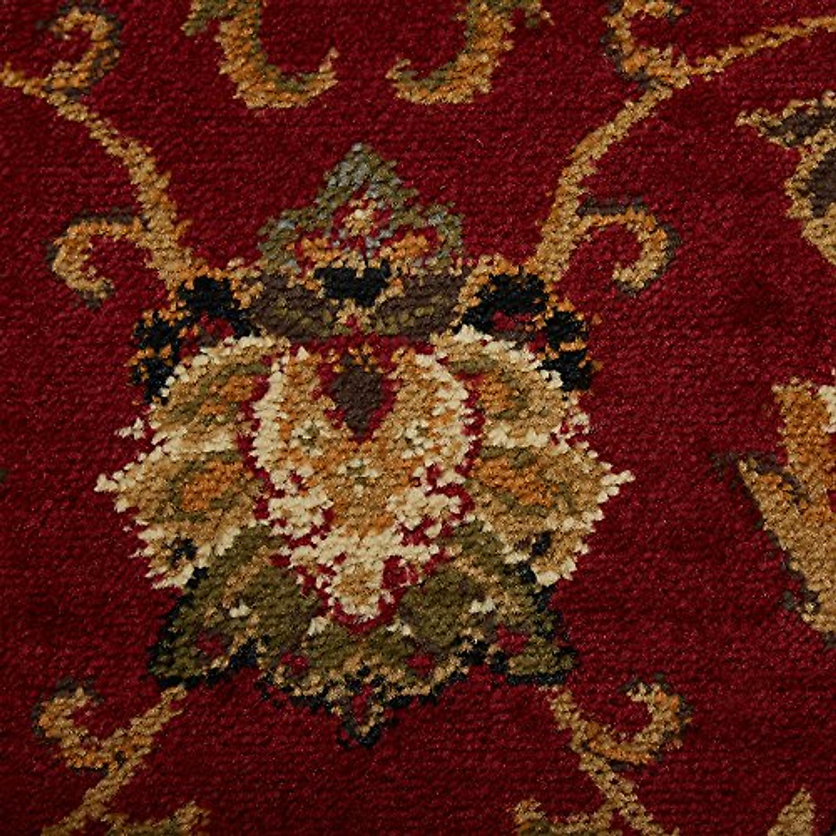 Home Dynamix Royalty Elati Traditional Area Rug 7'8"x10'4", Oriental Red/Ivory