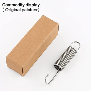 GNPADR 3-5/8" Stainless Steel Replacement Recliner Sofa Mechanism Tension Spring - Long Neck Hook