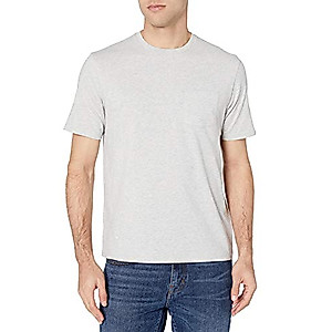 Amazon Essentials Men's Regular-Fit Short-Sleeve Crewneck Pocket T-Shirt, Pack of 2, Bright Green/Light Grey Heather, XX-Large