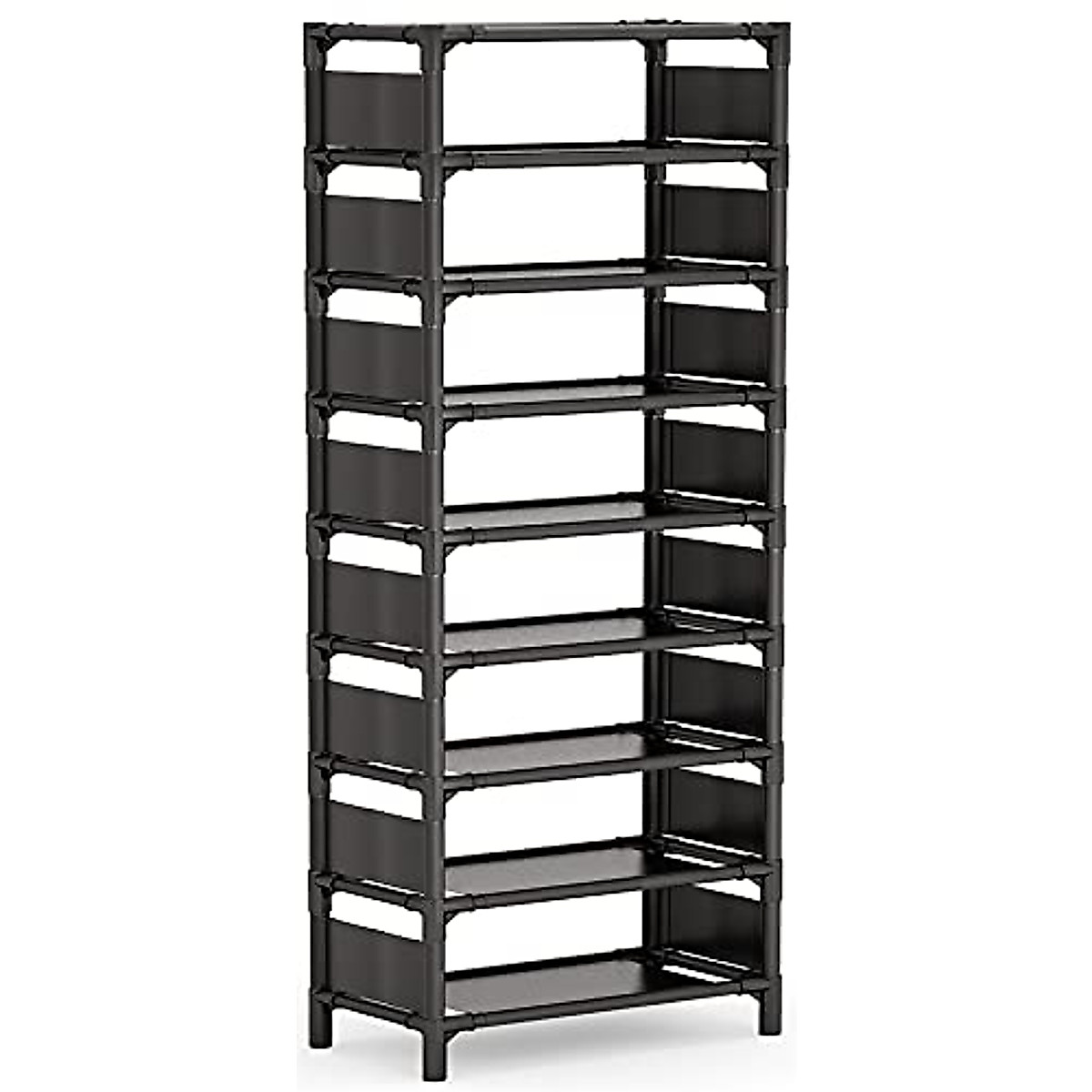 Tribesigns Vertical Shoe Rack, 9 Tiers Narrow Shoe Shelf 18 Pairs Slim Shelf for Shoes Narrow Shoe Rack for Small Space