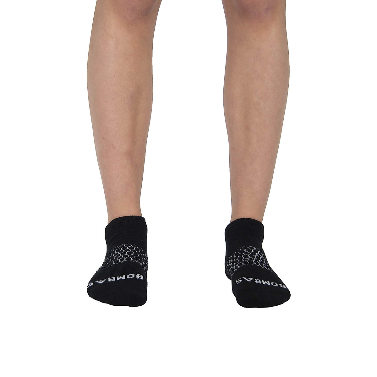 Bombas Women's Originals Black Ankle Socks,Size Large
