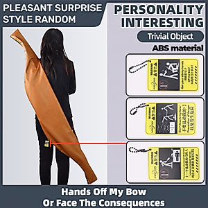 ZSHJGJR Traditional Takedown Recurve Bow Case - 60 inch Archery Bow Cases, PU Leather Recurve Bow Case with 6 Arrow Slots, Moisture, Splash & Sun Protection Mounted Archery Bow Bag Accessory