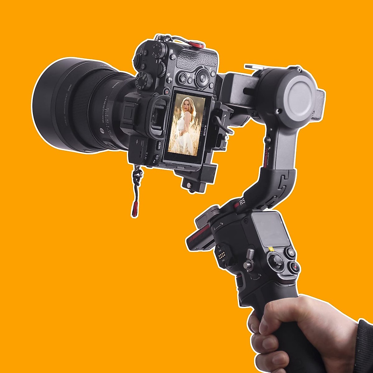 RS3 Vertical Camera Mount,Robust Portrait Mounting Solution Compatible with DJI RS 2/RS 3/RS3 PRO for IG YouTube Shorts Tiktok Video Extended Vertical Shooting