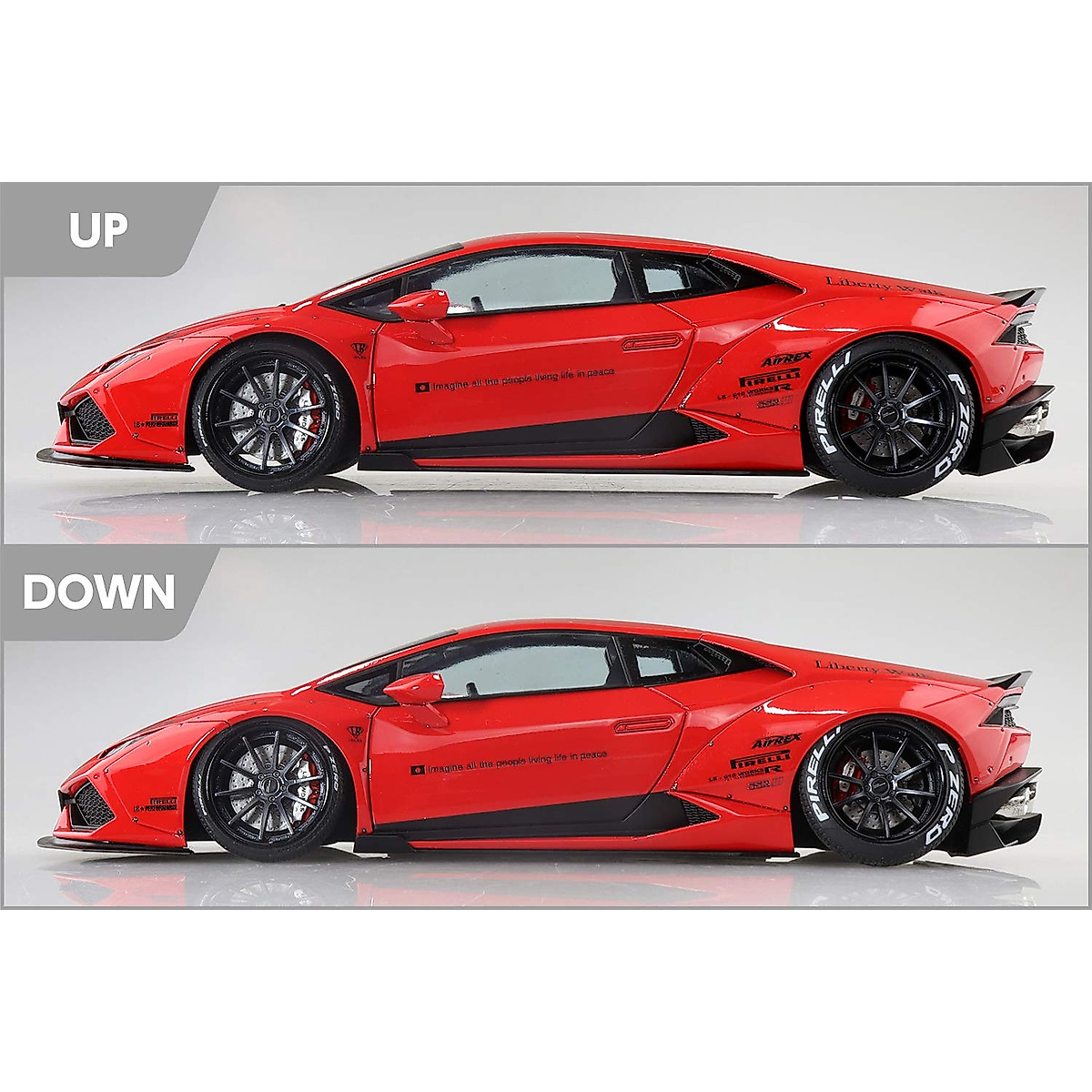 Aoshima LB Works Lamborghini Huracan Ver. 1 1:24 Scale Model Kit