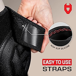 NoCry Gel Knee Pads for Men & Women with Waterproof Anti-Slip Cap and Adjustable Non-Slip Straps — Perfect Gardening Knee Pads; Work Knee Pads for Women & Men or Soft Knee Pads