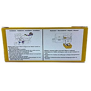 ZEBRA Technologies 800077-740 True Colors IX Series Color Ribbon for ZXP Series, 7 Compatible, Ymcko, 250 Labels per Roll
