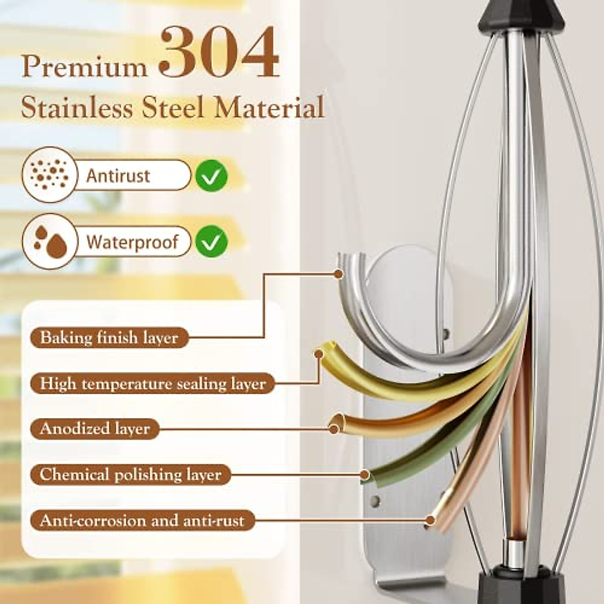 Paper Towel Holder Under Cabinet, Effortless Tear and Space-Saving, Single Hand Operable Paper Towel Holders with Damping Effect, Self-Adhesive or Drilled Paper Roll Holders for Kitchen, Bathroom, RV