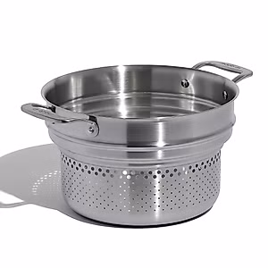 Made In Cookware - Stainless Steel Pasta Insert - Premium Stainless Steel - Professional Cookware - Crafted in Thailand - Fits 6 and 8 QT Stock Pots