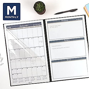 2022 Desk Calendar by AT-A-GLANCE, Monthly Desk Pad, 10-1/4" x 16-1/4", Compact, Foldable (SK23FD00)
