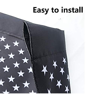 ERT Thin Blue Line Garden Flag Double sided 12.5 x 18 Inch Police Flag American Flag Made by Oxford lawn decoration