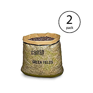 Roots Organics ROGF Green Fields Hydroponic Nutrient-Based Gardening Potting Soil for Plants, Flowers, and Outdoor Gardens, 1.5 Cu Ft (2 Pack)