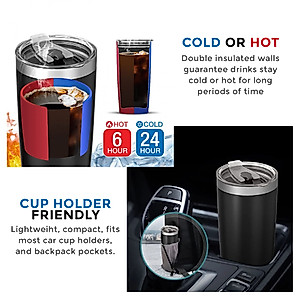 MDPrints Christmas Gnome Tumbler, 20oz Stainless Steel Gnome Coffee Mug, Gift for Coffee Lovers