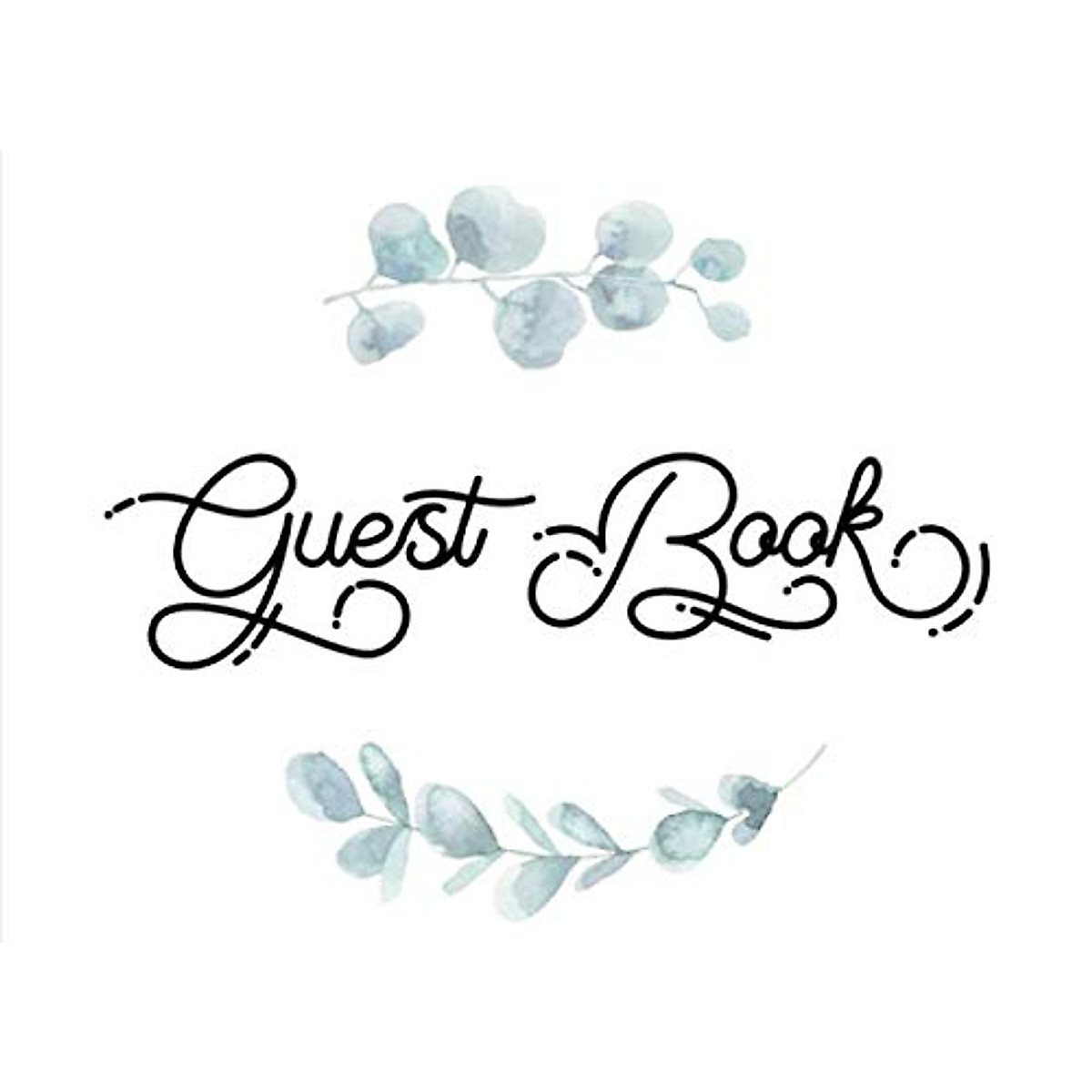 Guest Book: Guest book with email column - Sign in book for birthday party - 154 pages - 8.25 x6 inches - Soft cover