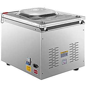 VEVOR Chamber Vacuum Sealer DZ-260C Kitchen Food Chamber Vacuum Sealer, 110V Packaging Machine Sealer for Food Saver, Home, Commercial Using