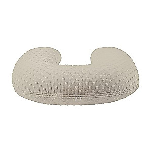 Nursing Pillow Cover, Minky Breastfeeding Pillow Slipcover Snugly Fits for Nursing Pillow for Baby Boys and Girls, Premium Quality Microfiber, Ultra Soft Comfortable (Tidal Foam)