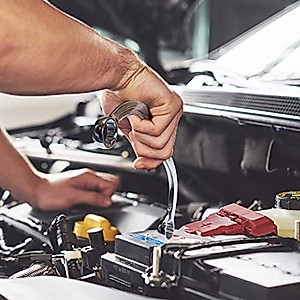 DURATECH Half Moon Box Wrench Set, Metric, 5-Piece, 8mm to 22mm, 12 Point, CR-V Steel, with EVA Foam Tool Organizer