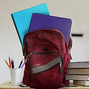 Samsill Earth’s Choice Biobased Durable Fashion Color 3 Ring View Binder, 1 Inch Round Ring, Up to 25% Plant Based Plastic, USDA Certified Biobased, Turquoise, Value Two Pack