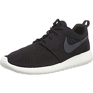Nike Mens Rosherun Black/Anthracite/Sail Running Shoe 10.5 Men US