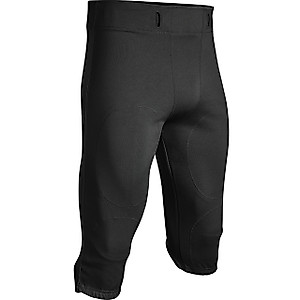 Champro Standard Touchback Football Practice Pants, Black, Small
