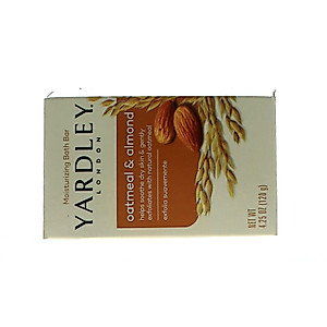 Yardley of London Naturally Moisturizing Bar Soap Oatmeal & Almond 3+1 Free