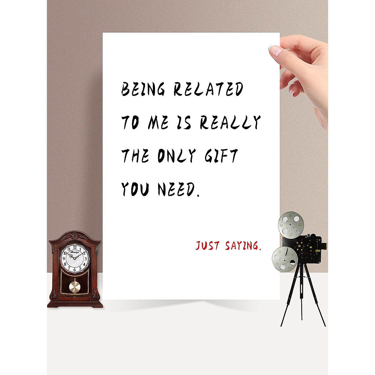 SIMSONN Funny Valentine's Day Greeting Cards with Envelopes, Anniversary card for Wife Husband, Birthday Cards for Brother Sister Relative Bday Card for Cousin Niece