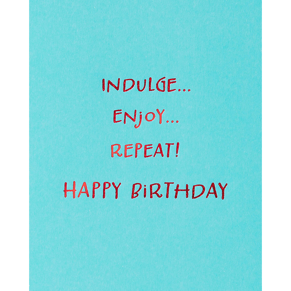 Papyrus Funny Cat Birthday Card (Indulge)