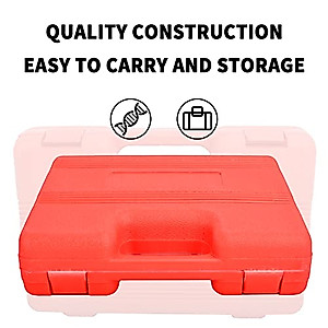 TBAPFS 5Pcs 1/2" Drive Deep Impact Socket Set 12 Point Metric 30mm 32mm 34mm 35mm 36mm Drive Spindle Axle Hub Nut Socket Set,Heavy Duty w/Portable Storage Case,Use In Removing And Installing Axle Nuts