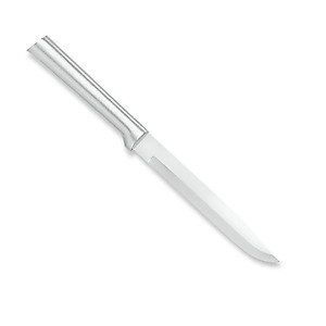 RADA Cutlery Utility Steak Knife – Stainless Steel Blade With Brushed Aluminum Handle Made in USA, 8-5/8 Inches, 6 Pack