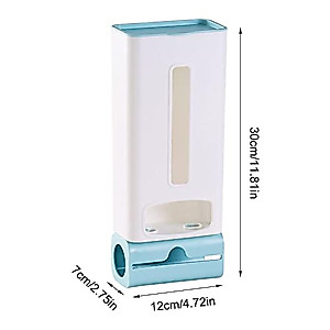 Trash Bag Dispenser,Wall Mount Trash Bag Holder,Grocery Bag Organizer Trash Bag Storage Grocery Bag Holder Trash Bag Holder For Home And Kitchen Organization