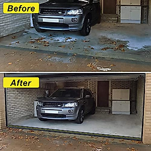 Jin&Bao Universal Garage Door Threshold Seal Strip 20FT Kit, Bottom Waterproof Rubber Weather Stripping Replacement