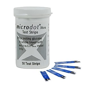 Microdot Xtra Glucometer Test Strips