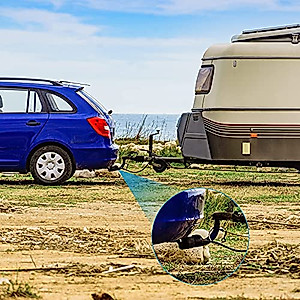 Kohree 7 Way Trailer Cord, Heavy Duty 8 FT 7 Pin Trailer Wiring Harness Kit, 7 Way Trailer Wire Plug Inline Cord Double Prongs Trailer Connector Cable for RV Truck Camper Weatherproof