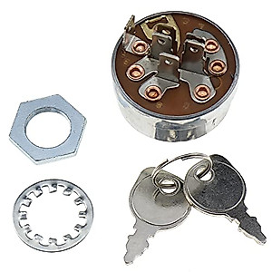 DVPARTS Starter Switch Ignition Key Switch 925-1396A 725-1396 430-770 1686734Sm 1679006Sm for MTD Troy-Bilt Cub Cadet Ryobi White Outdoor Huskee Ranch King Wizard Lawn Chief Statesman