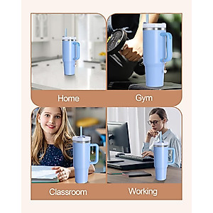 OriJoy Letter Charm Accessories for Stanley Cup, Name ID Letter Handle Charm For Stanley/Simple Modern Tumbler, Heart Shape Initial Identification Charms（T）