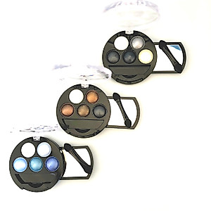 Mallofusa 5 Colors Eye Shadow Powder Metallic Shimmer Eyeshadow Palette (Amethyst Glam) 4.7oz