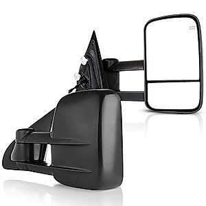 ECCPP Towing Mirrors Replacement fit for 2014-2018 for Chevy for GMC for Silverado for Sierra 1500 2015-16 2500 HD 3500 HD Power Heated Mirrors