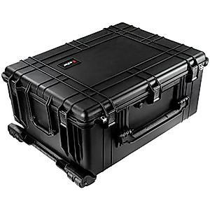 Eylar XXL 31.5" Protective Gear Roller Case Water and Shock Resistant w/Foam (Black)