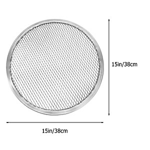 UPKOCH Pizza Tray 16 Inch Pizza Pan Pizza Pan Net Aluminium Alloy Mesh Pizza Screen Baking Tray Pizza Making Net Pizza Pan Bakeware Pizza Tools Oven Baking Tray Net Pizza Tray 16 Inch Pizza Pan