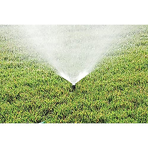 Rain Bird 1802HDSPRS Pressure Regulating (PRS) Professional Dual Spray Pop-Up Sprinkler, 180° Half Circle Pattern, 8' - 15' Spray Distance, 2" Pop-up Height