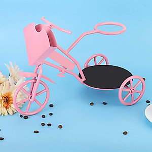 Bike Shape Coffee Filter Shelf Cup Coffee Dripper Holder Multifunctional Coffee Dripper Stand for Home Office Pink