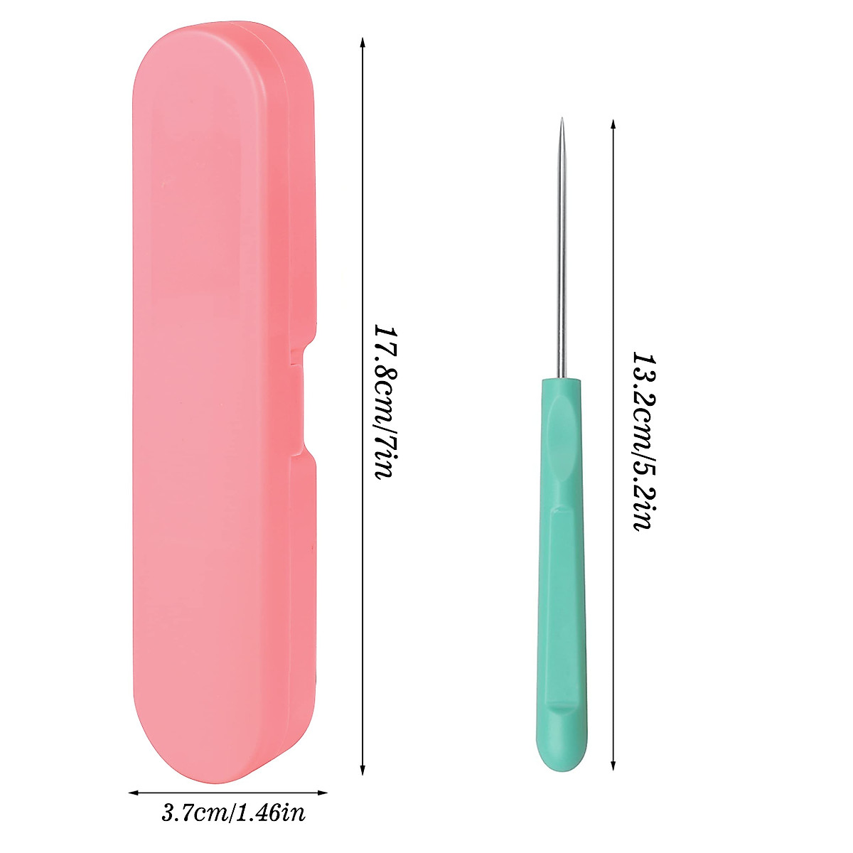 4Pcs 5.2 Inches Sugar Stir Needle, Cookie Scribe Needles Cake Decorating Needle Tool Cookie Decoration Supplies Mother's Day Gifts for Baking Lovers