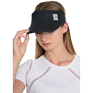 Lucky In Love Lucky Logo Stretch Visor (Black)