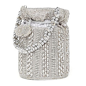 Aheli Potli Bags for Women Evening Bag Clutch Ethnic Bride Purse with Drawstring (P72S)