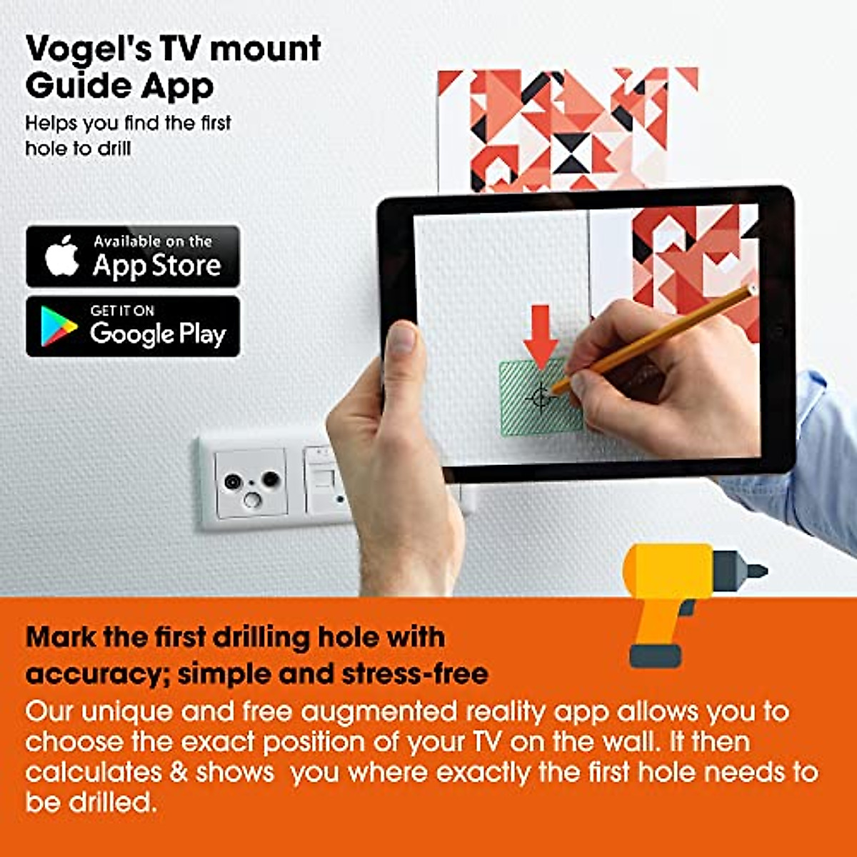 Vogel's Thin 546 Full-Motion OLED TV Wall Mount for 40-65 inch TVs | Swivels up to 180º | Max. 66 lbs (30 kg) | Max. VESA 400x400 | Ultra Slim TV Wall Mount | TÜV Certified